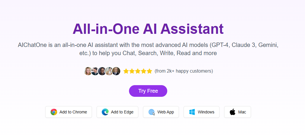 AIChatOne - All-in-One AI Assistant